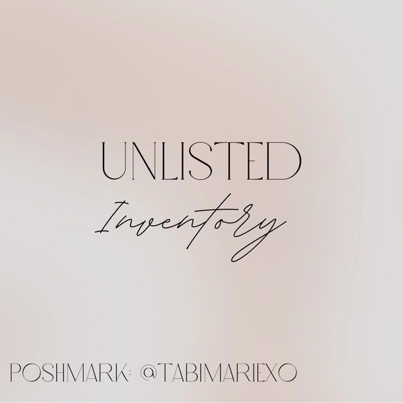 Other | Unlisted Inventory 1 | Poshmark